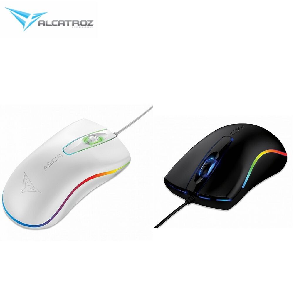 Wired Gaming Mouse Alcatroz ASIC 9 RGB FX Light Effect High Definition ...