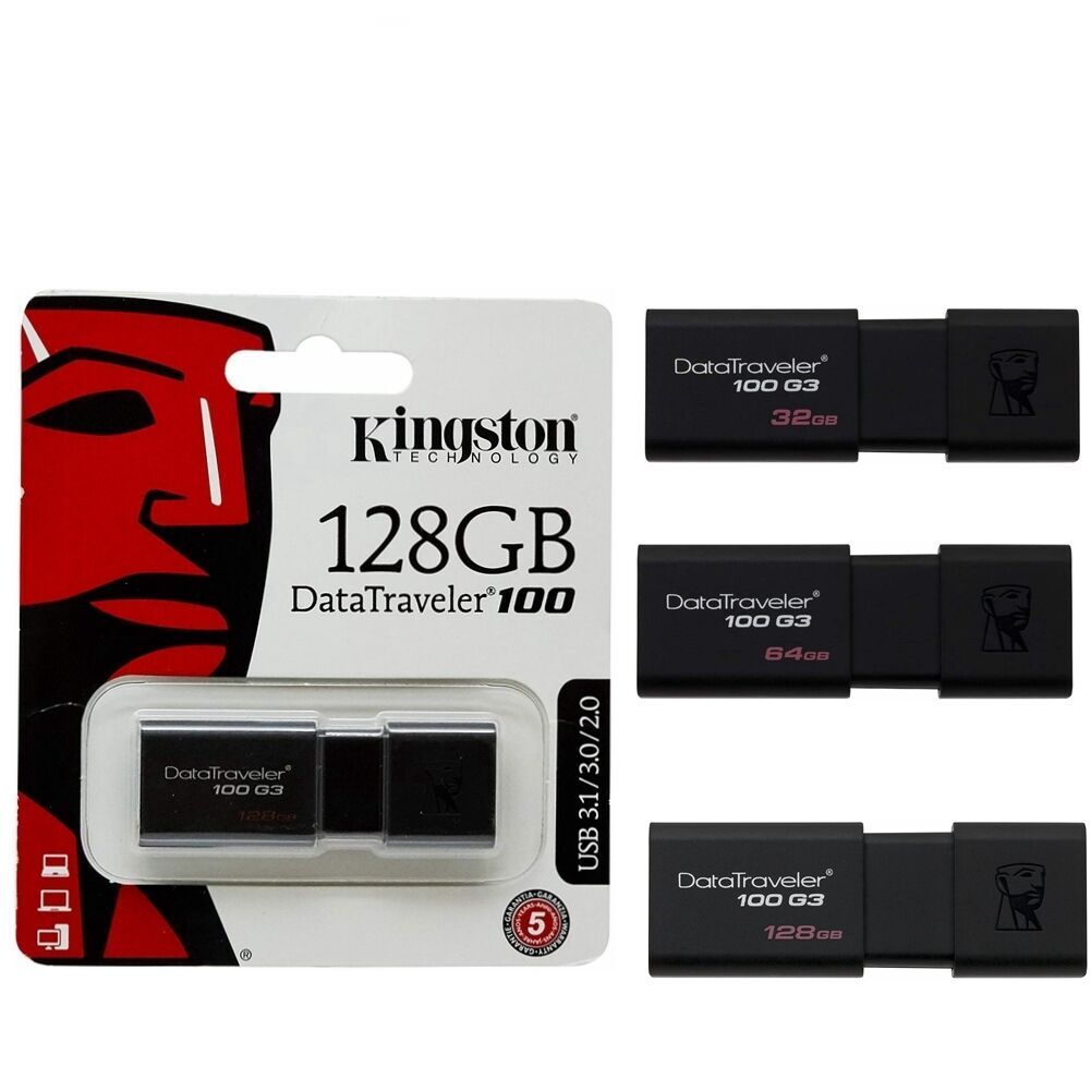 USB Drive Kingston DataTraveler USB Flash Drive Memory Stick PC MAC USB ...