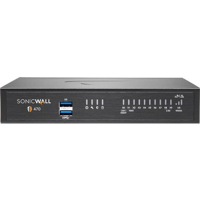 SonicWall TZ470 High Availability Firewall Support/Service - TAA ...