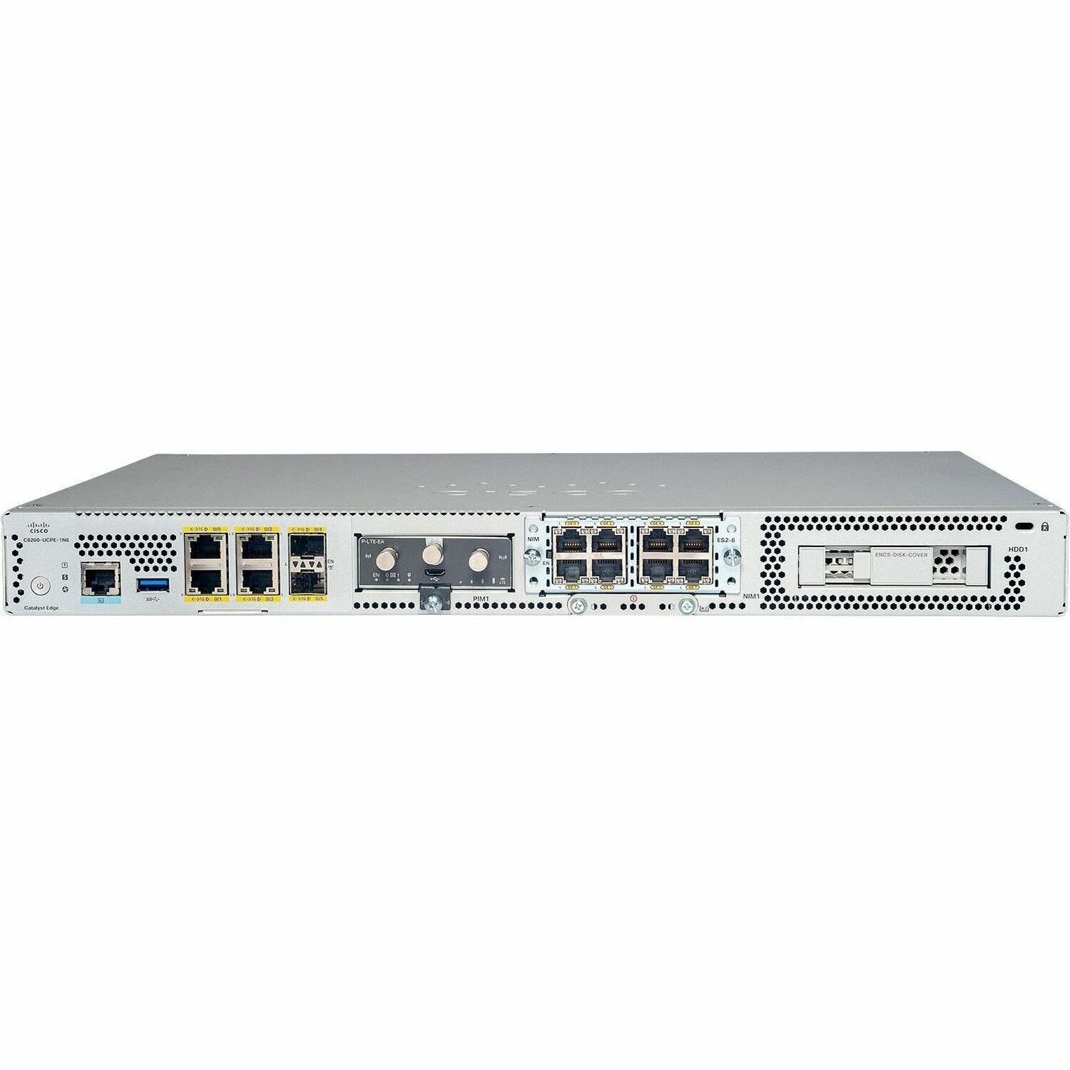 Cisco Catalyst 8200 C8200-UCPE-1N8 Router - 6 Ports - 4 RJ-45 Port(s ...