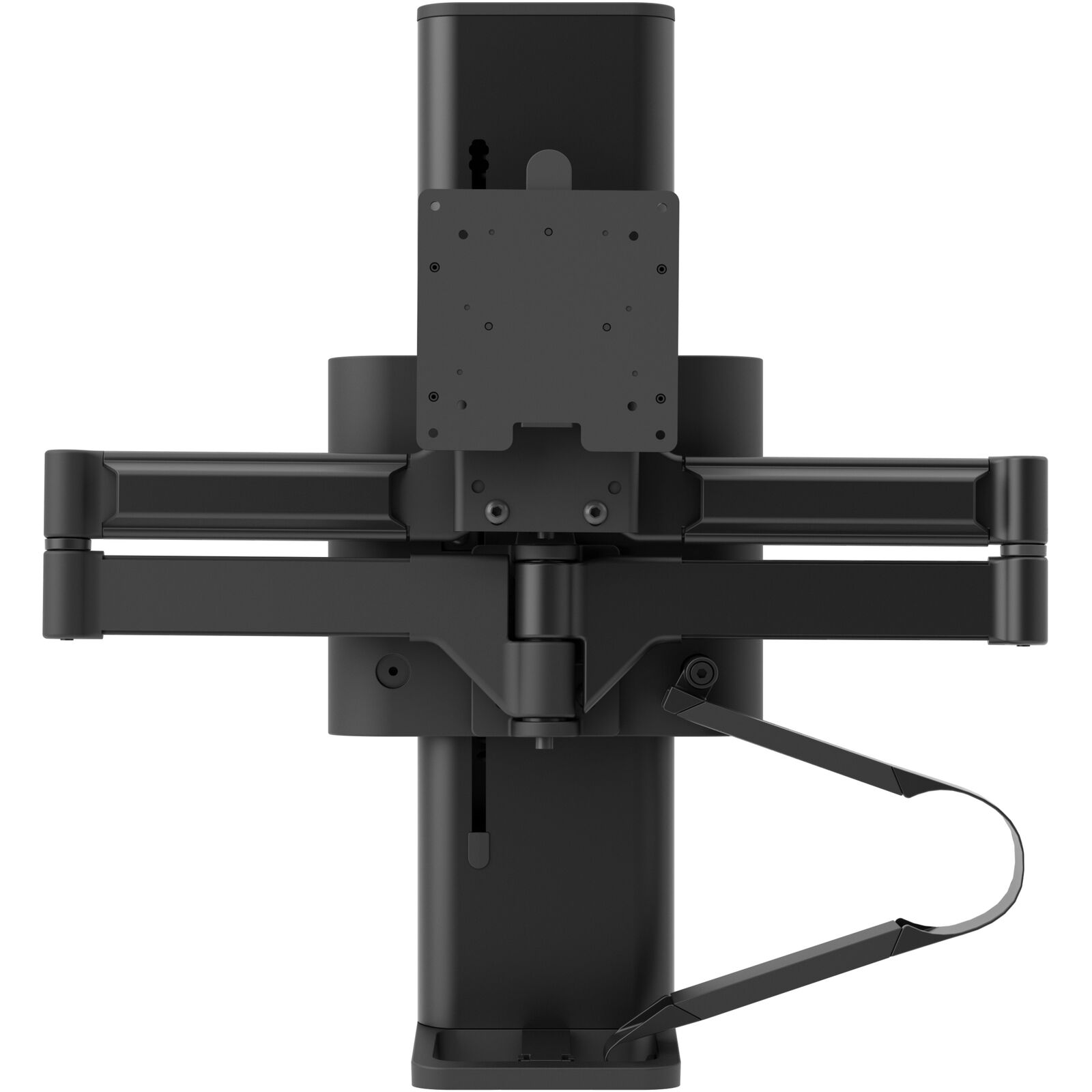 Ergotron TRACE Desk Mount for Monitor, LCD Display - Matte Black - 1 ...
