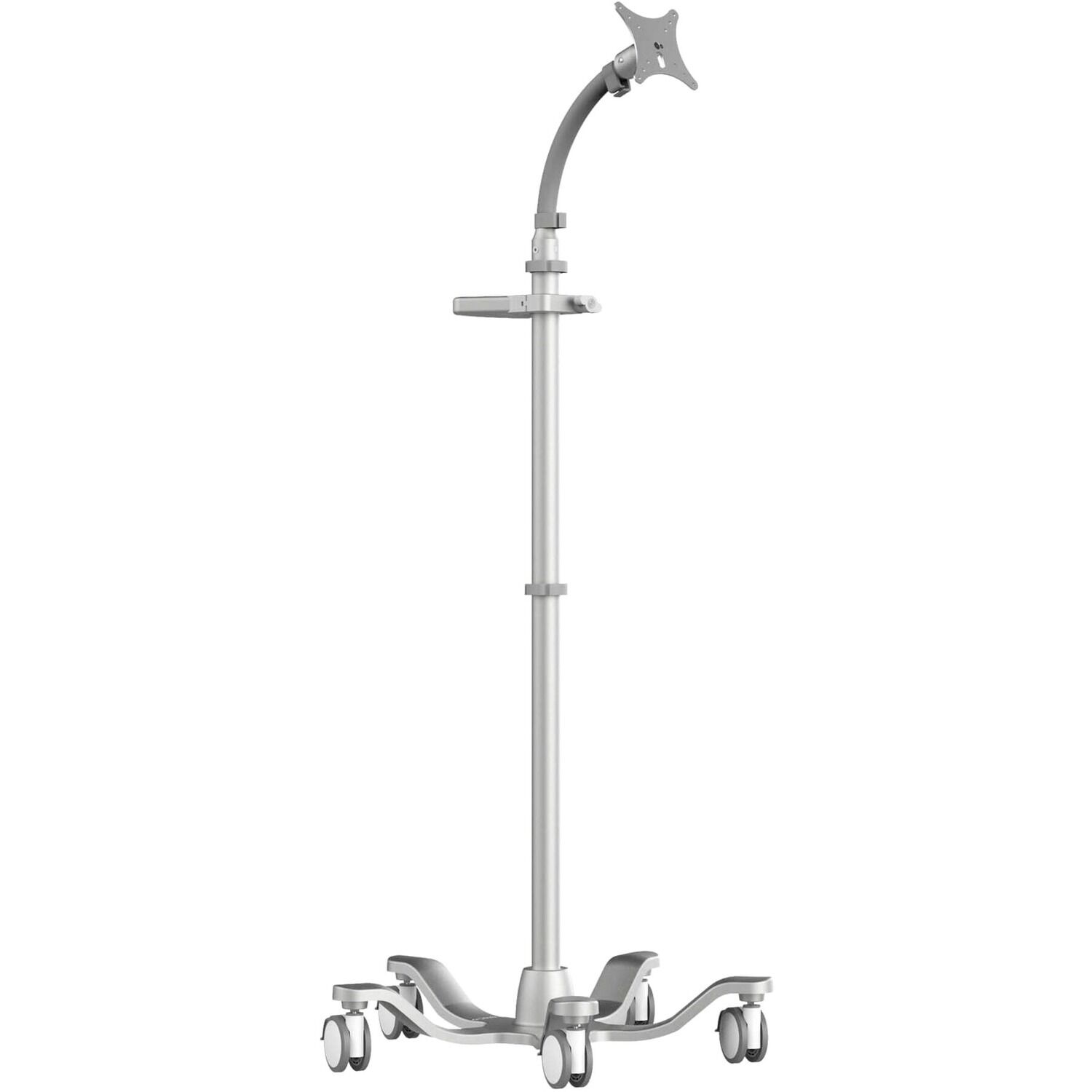 The Joy Factory AgileGo Tablet Trolley - 2.72 kg Capacity - 5 Casters - Aluminium Alloy, Carbon Stee