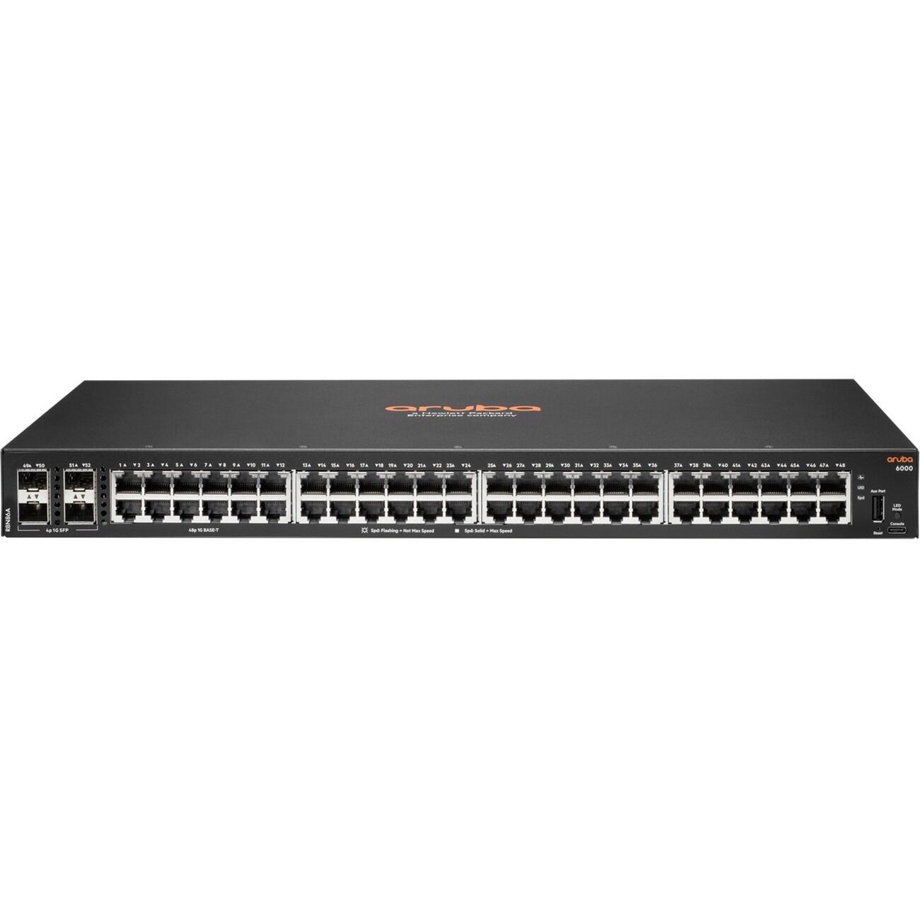 Aruba CX 6000 48 Ports Manageable Ethernet Switch - Gigabit Ethernet ...