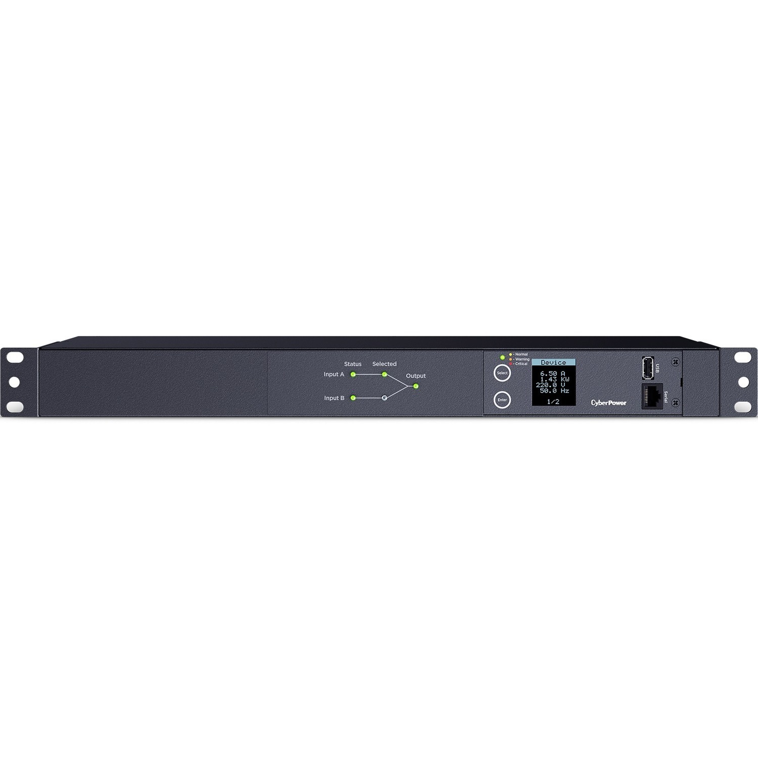 CyberPower PDU24005 PDU - Metered Auto Transfer Switch - IEC 60320 C20 ...