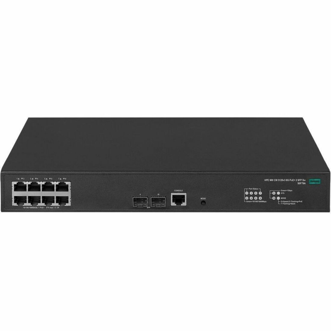 HPE Comware 5120 v3 8 Ports Manageable Ethernet Switch - Gigabit ...