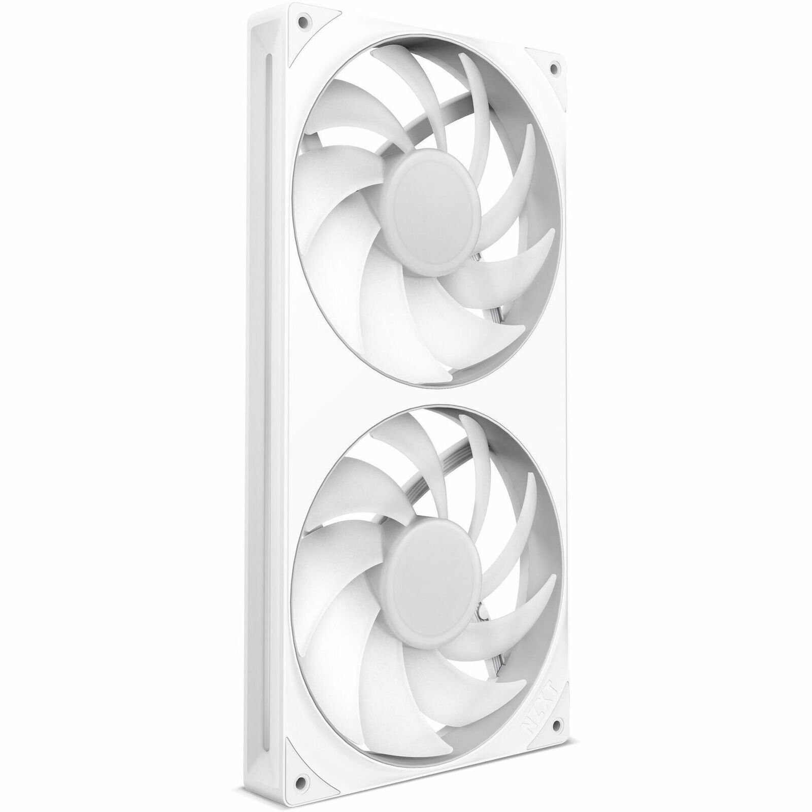 F Series 280 RGB Core PWM Fan single frame with Two Fans White