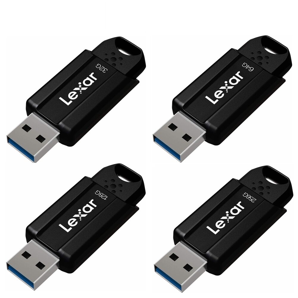 USB 3.1 Lexar 32GB 64GB 128GB 256GB Flash Drive JumpDrive S80 Memory ...