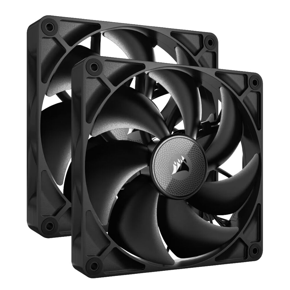 Corsair RX140 Black ICUE Link 140mm PWM Dual Fan Kit. 2x Fans ...