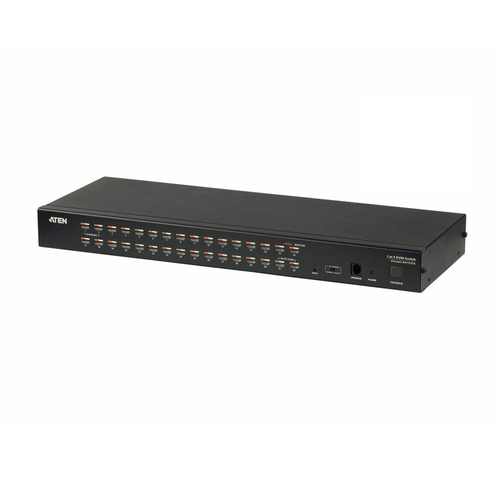 Aten Rackmount KVM Switch 1 Console 32 Port Multi-Interface Cat 5, KVM ...