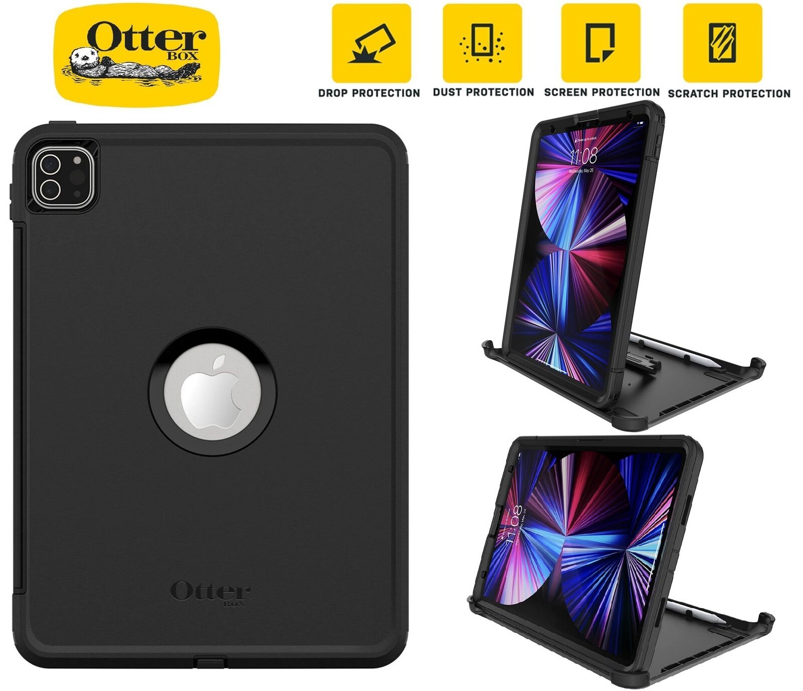 Otterbox Apple iPad Pro (11-inch) (3rd gen) Defender Series Case ...