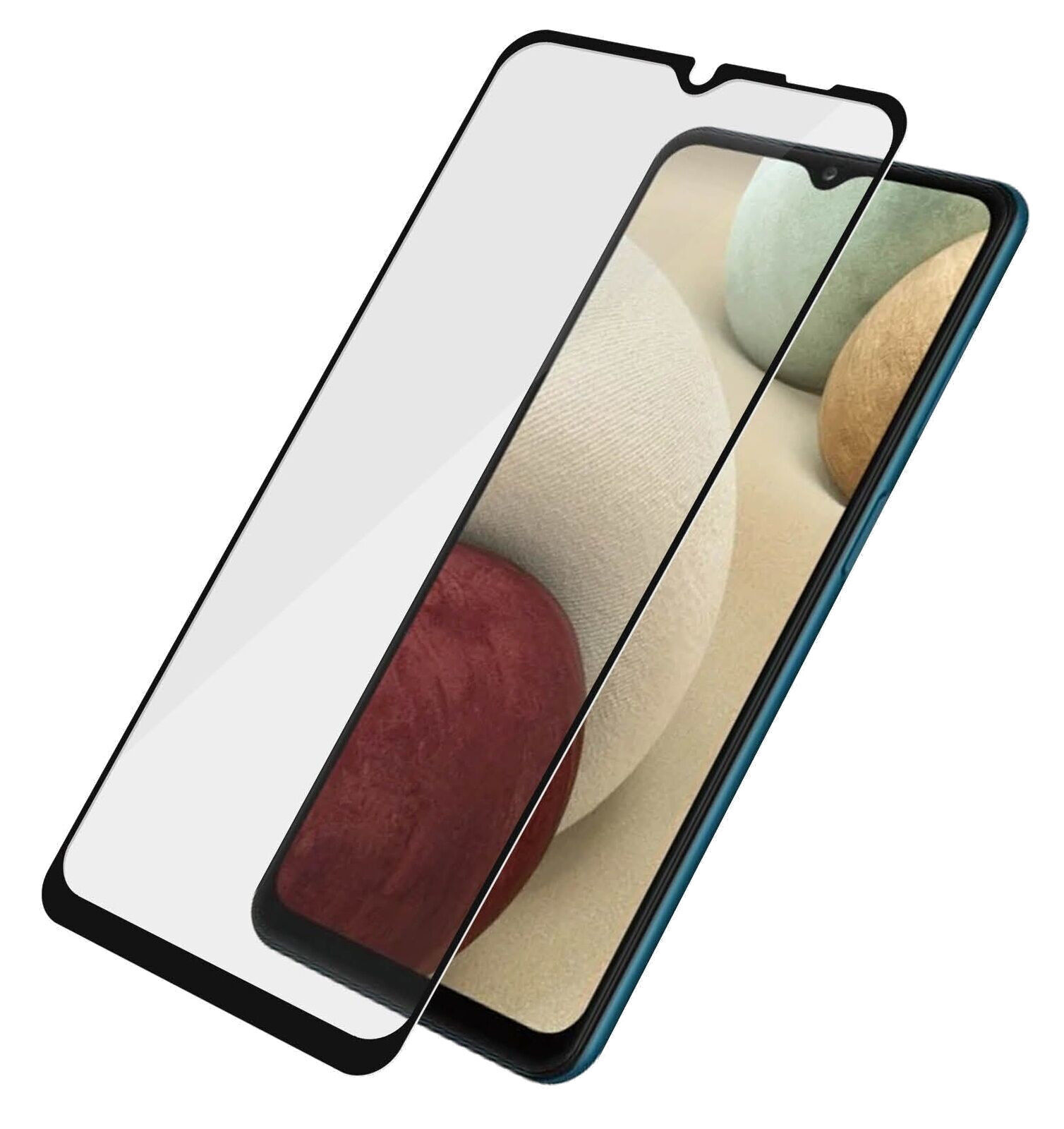 PanzerGlass™ Samsung Galaxy A12 - Black - Full Frame Coverage, Rounded ...