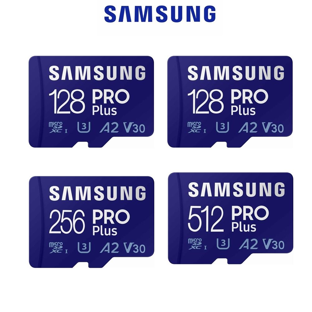 Micro SD Card 128GB 256GB 512GB Samsung PRO Plus Micro SDXC Class 10 ...