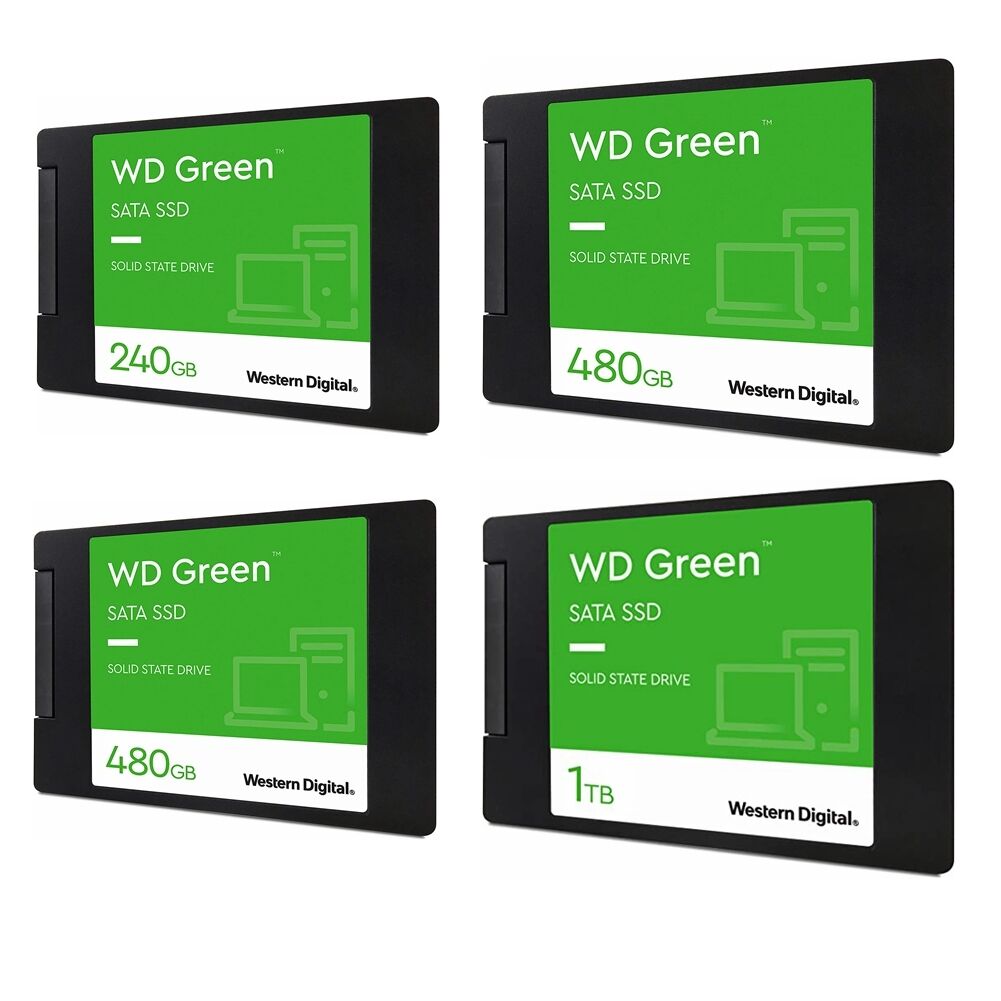 WD Green SSD 240GB 480GB 1TB Western Digital Internal Solid State Drive ...