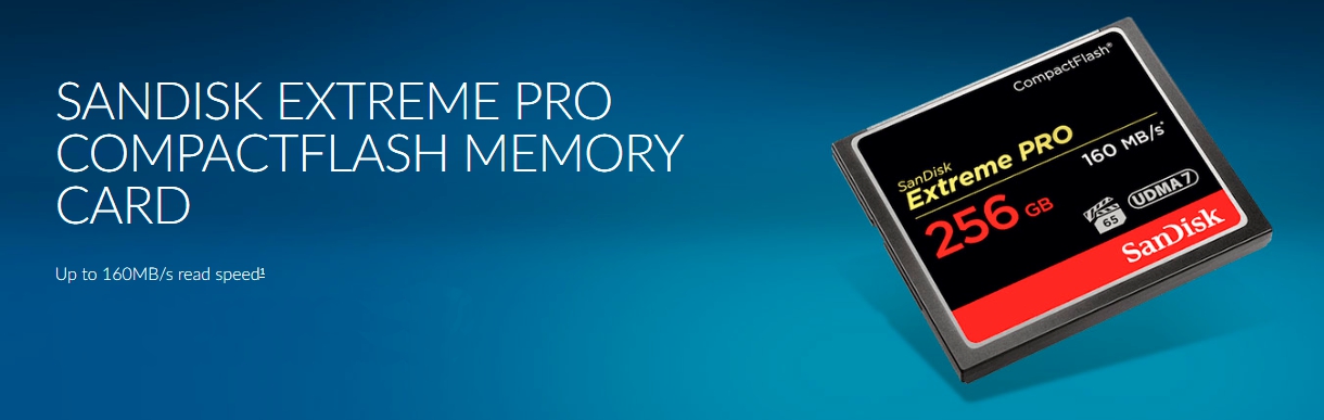 SanDisk Extreme Pro 128GB CF Card Compact Flash 160MB/s Camera DSLR ...